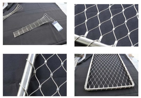 Rope mesh installation